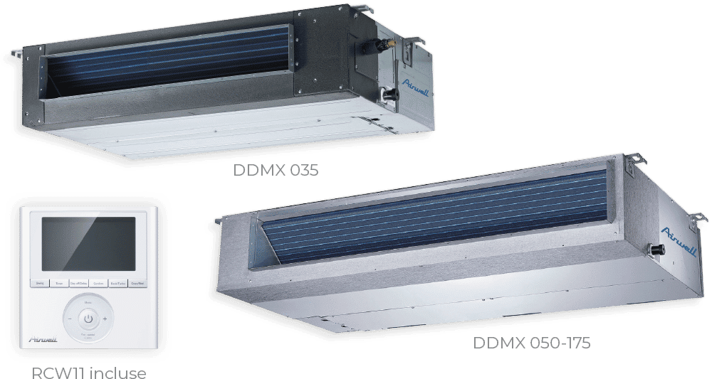 Climatiseur Airwell - Gainable DDMX - Twin R32 - Airwell for Professionnals