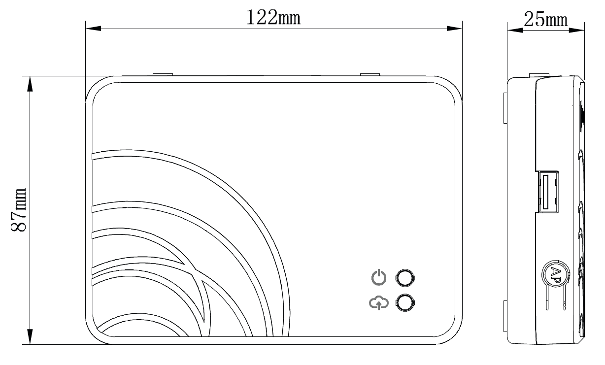 ECU-B - dimensions - Airwell for Professionnals